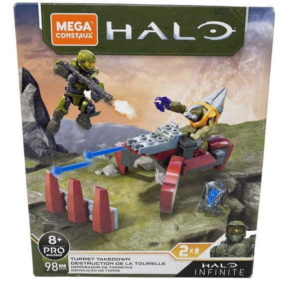 Mattel | Toys | Mega Construx Halo Turrent Takedown Halo Infinite 98 ...